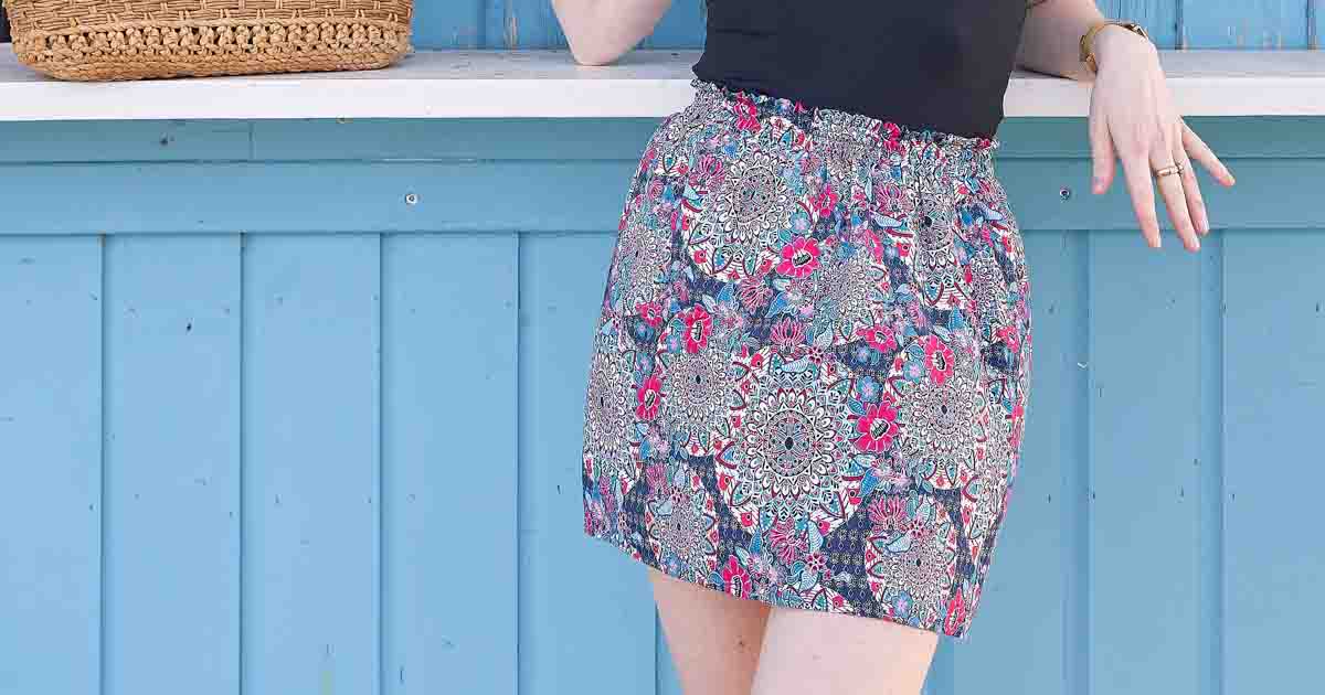 Mini jupe graphique - La Cachette de Linette